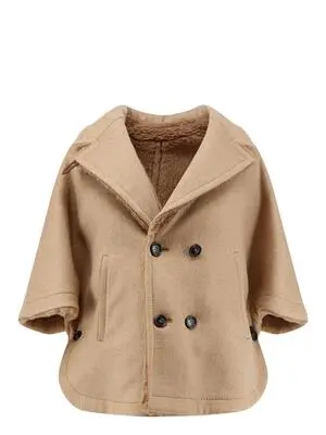 Max Mara Mxamemo Camel Hair Coat Beige