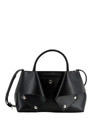 TOTEME Mercer Small Leather Handbag - Black