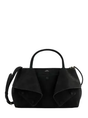 TOTEME Mercer Small Leather Handbag - Black