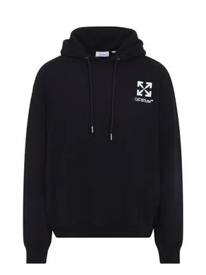 Off-White Small Arrow Skate Hoodie - Black