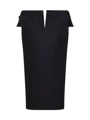 Balenciaga Balenciaga Wool Vareuse Dress Women Black
