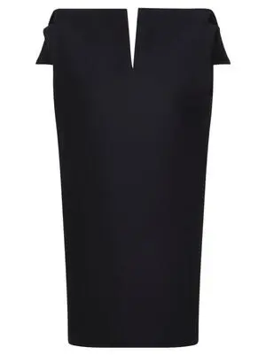 Balenciaga Wool Vareuse Dress - Black