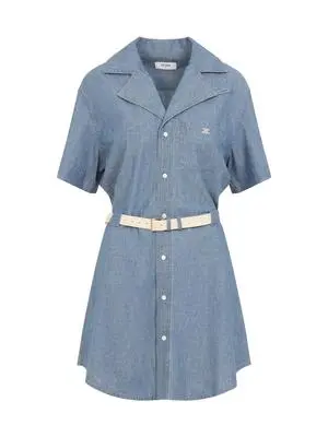 Celine Denim Dress - Blue