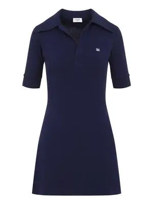 Celine Polo Mini Dress - Blue