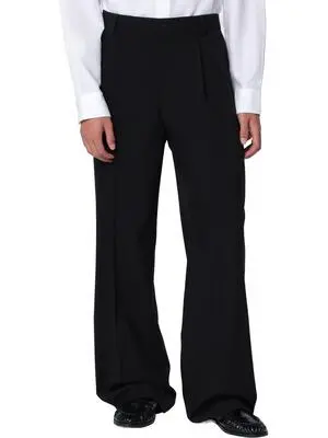 DRIES VAN NOTEN Penrud Black Wool Trousers