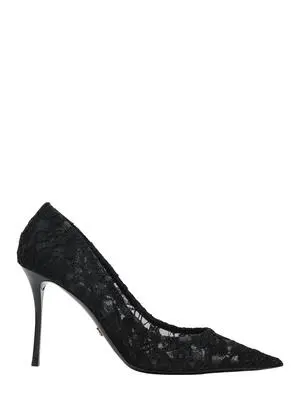 DOLCE & GABBANA Black Lace Décolleté
