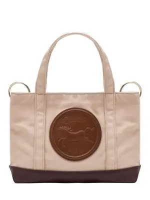 CHLOÉ Chloé Toasted Almond Cotton Tote Bag
