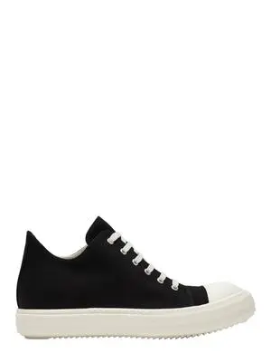 Rick Owens Black Tower Extreme Low Sneakers In Denim Black