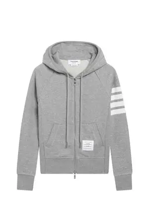 Thom Browne Light Classic Loopback Cotton Sweatshirt - Grey