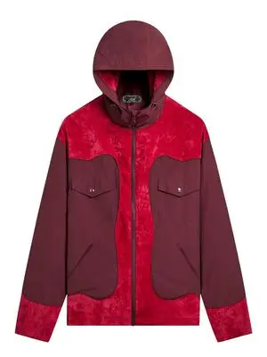 Kith Nylon Faille Austin Jacket 'magma - Red