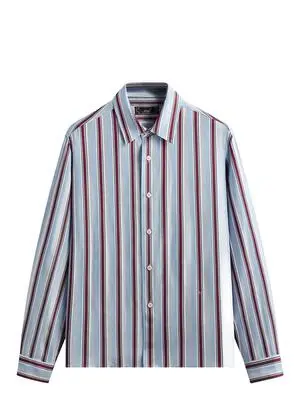 Kith Striped Jacquard Thompson Shirt 'tin - Blue