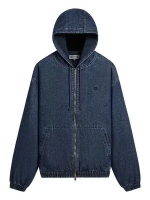 Kith Fleece Lined Denim Nyx Jacket 'indigo - Blue