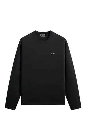 Kith Long Sleeve Alex Boxy Tee - Black