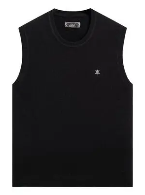 Kith Boucle Heath Crewneck Sweater Vest - Black