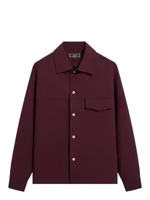 Kith Double Weave Montague Shirt 'essence - Red