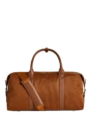 Kith Monogram Nylon Leather Duffle Bag 'tectonic - Orange