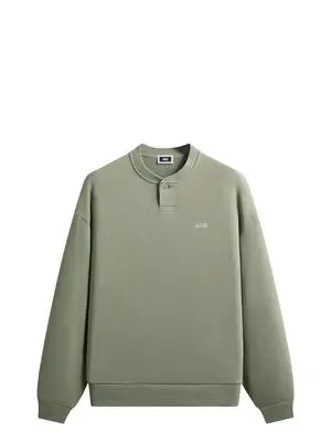 Kith Heavy Loop Henley Nelson Pullover 'haze - Grey