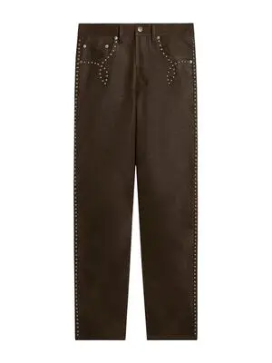 Kith Velvet Patina Studded Webster Chill 'clever - Brown