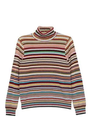 Paul Smith Signature Stripe Roll Neck Sweater - Multi