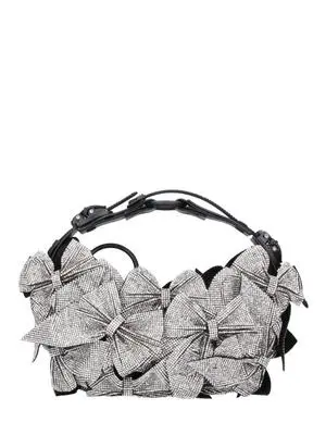 Junya Watanabe Junya Watanabe Embellished Bow Top Handle Bag Silver