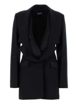 JEAN PAUL GAULTIER Tailored Wool Blazer - Blue