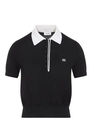 Celine Polo Sweatrer - Black