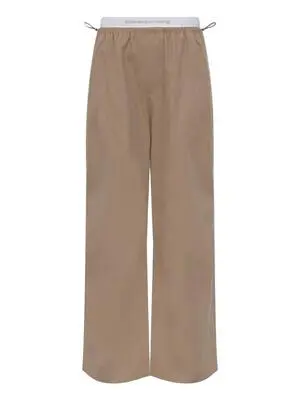 Alexander Wang Alexander Wang Women Double Layer Pants Cream