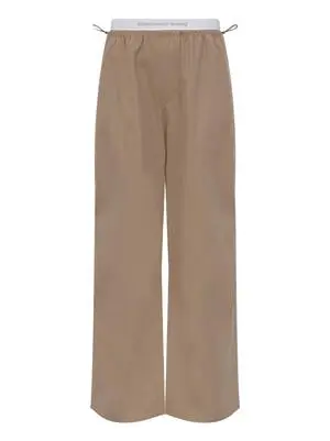 Alexander Wang Alexander Wang Women Double Layer Pants Cream