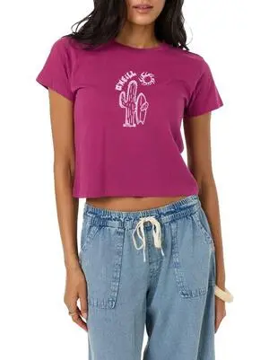 O'Neill Desert Sun Fitted Graphic Tee Raspberry