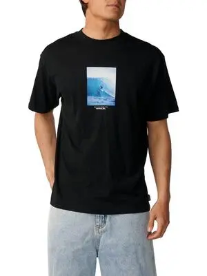 Rip Curl S-series Grambeau Cotton Graphic T-shirt - Black