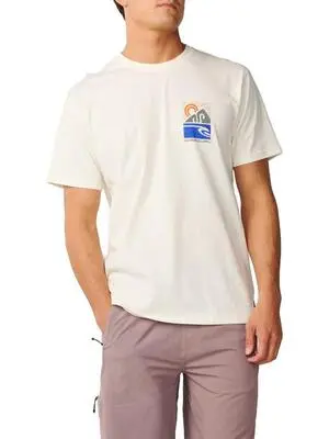 Rip Curl S-series Vaporcool Totem Relaxed Graphic T-shirt - Bone