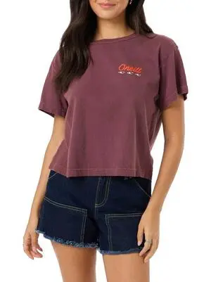 O'Neill Lefty Boxy Graphic Tee Fig