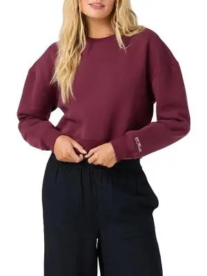 O'Neill Evelyn Cropped Sweatshirt Fig