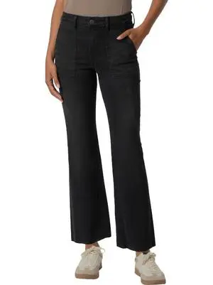 Kut From The Kloth Kelsey High Waist Raw Hem Ankle Flare Leg Jeans - Portrait
