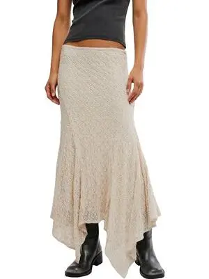 Free People Bella Lace Mermaid Skirt - Tea