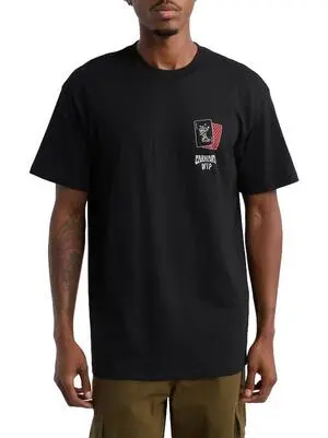 Carhartt Work In Progress Playing Card Organic Cotton Graphic T-shirt - Black