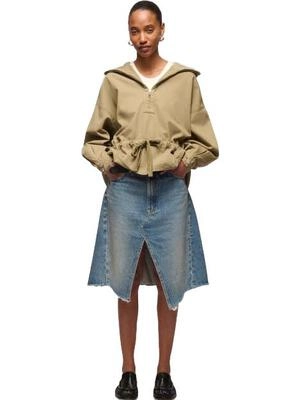 Dala Hooded Popover - Base Green