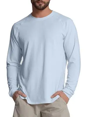 WEATHERMAN Unisex Upf 20+ Viscose Crewneck Sun Shirt River Mist