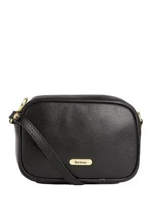 Barbour Daphne Mini Leather Crossbody Bag - Black