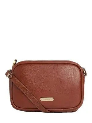 Barbour Daphne Mini Leather Crossbody Bag - Brown