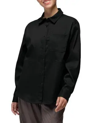 Prana Stretch Zion Long Sleeve Performance Shirt - Black