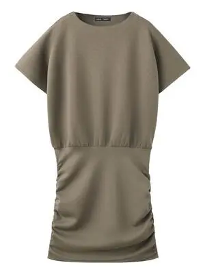 MANGO Drop Waist Minidress