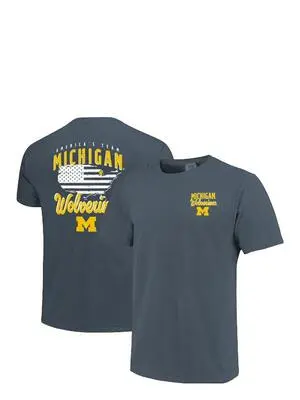IMAGE ONE Michigan Wolverines America's Team T-shirt - Navy