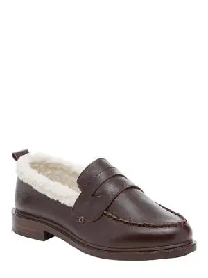 KELSI DAGGER BROOKLYN Lens Penny Loafer - Warm Brown