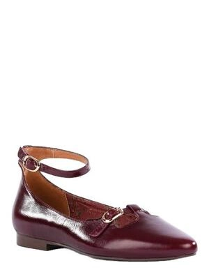 Seychelles Call Me Anytime Leather Flat Wine