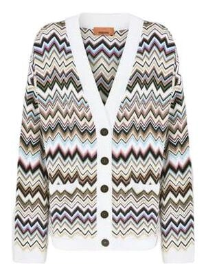 Missoni Oversized Wool And Viscose Zig Zag Cardigan - Multicoloured