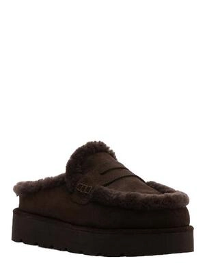275 CENTRAL Siria Penny Loafer Slipper - Brown
