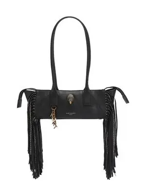 Kurt Geiger Sloane Fringe East/west Shoulder Bag - Black