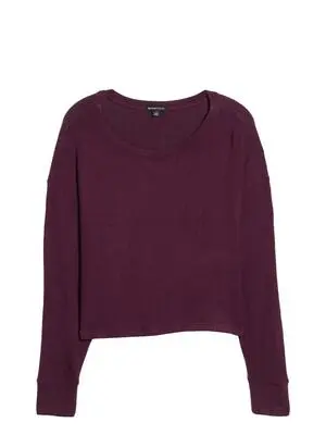Beyond Yoga Luxelayer Pullover Sweatshirt - Cabernet