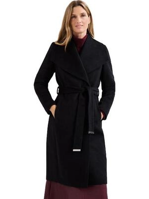 PHASE EIGHT Nicci Belted Wool Coat - Black